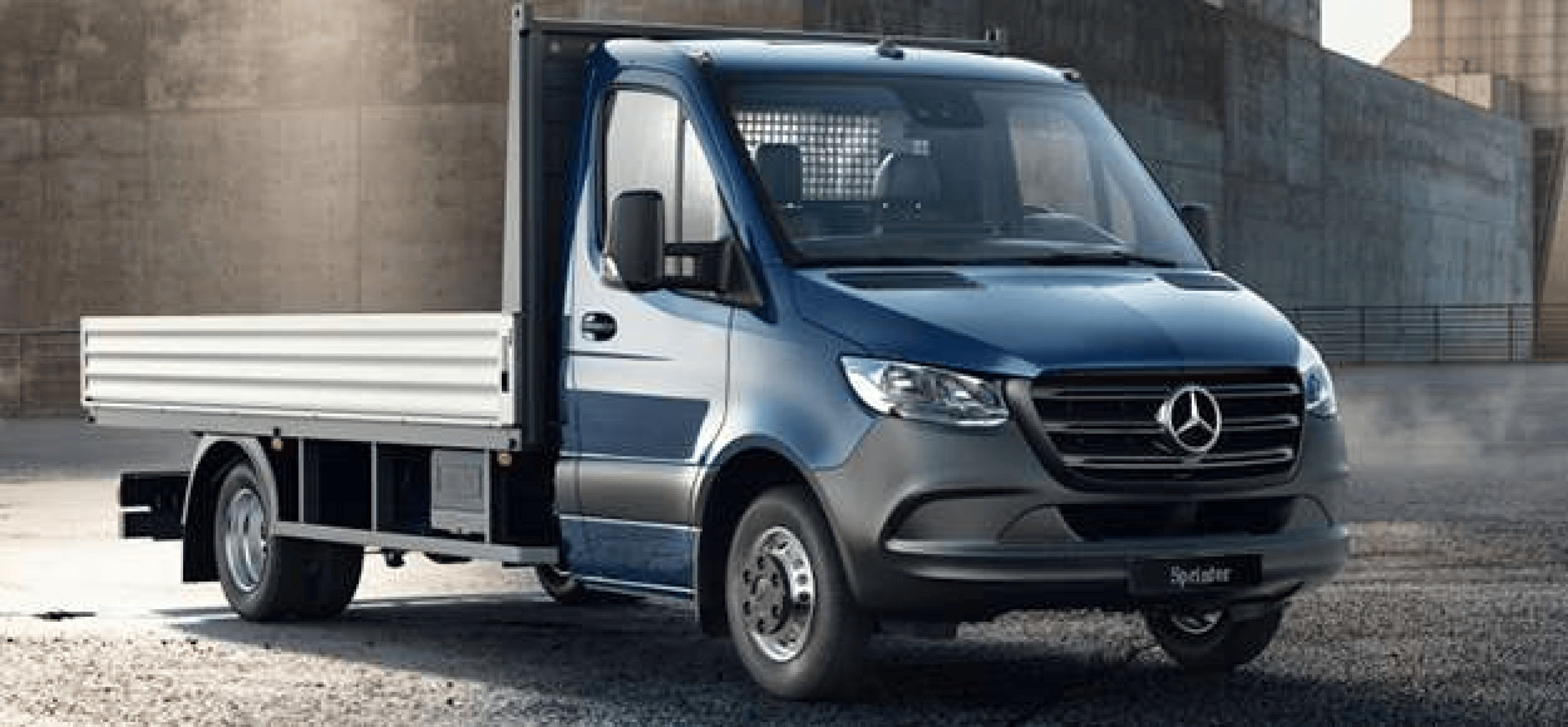 Sprinter Chassiscabine met open laadbak